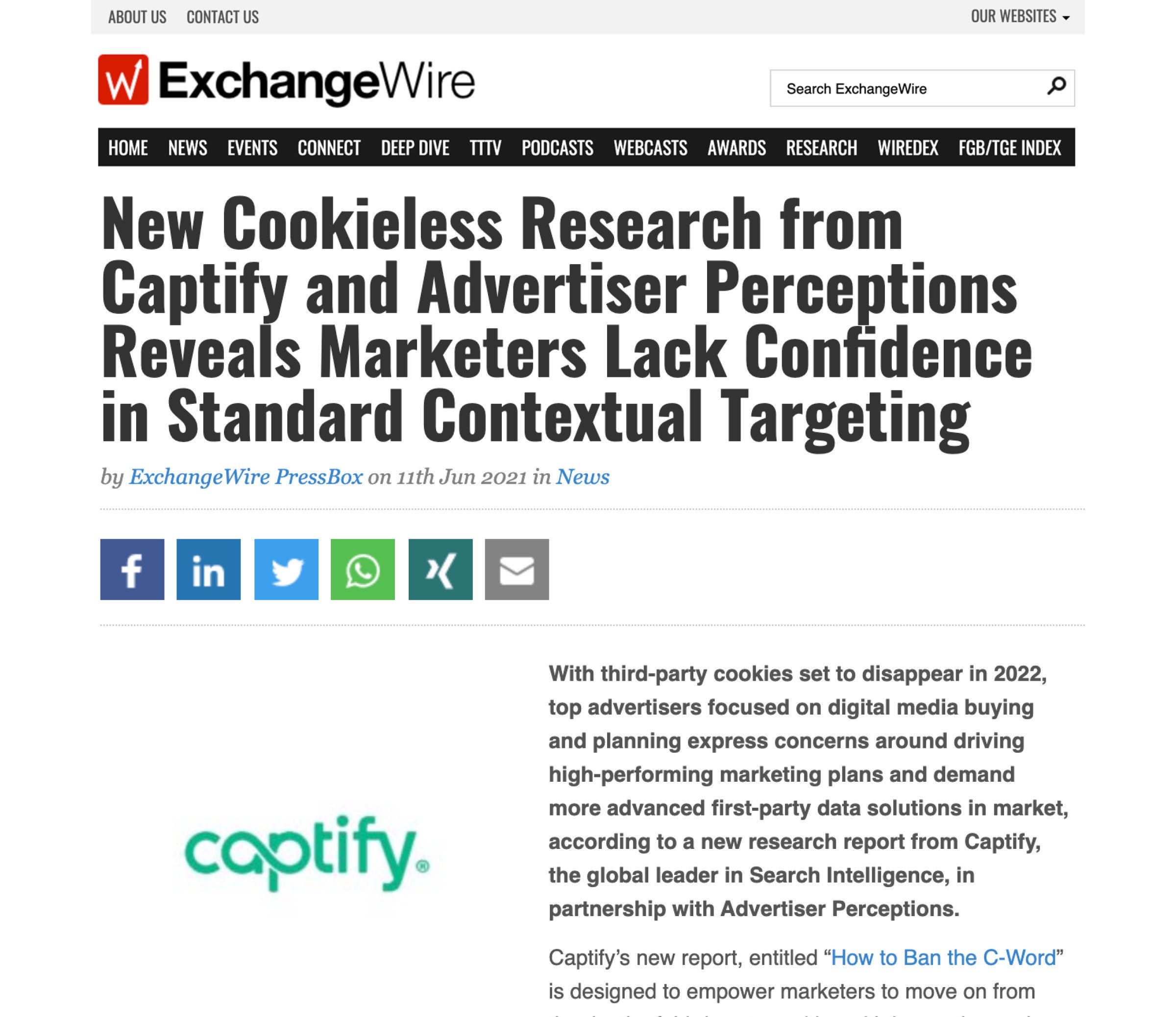 ExchangeWire: New Cookieless Research from Captify and Advertiser ... ExchangeWire: New Cookieless Research from Captify and Advertiser ...